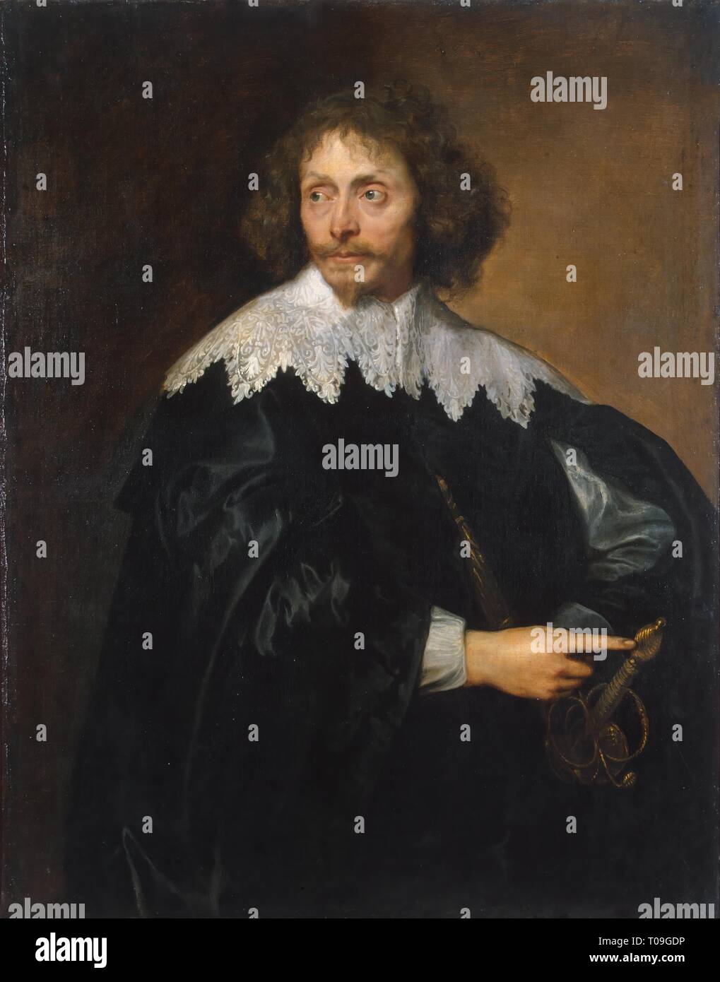 'Portrait of Sir Thomas Chaloner'. Flanders, Late 1630s. Dimensions ...