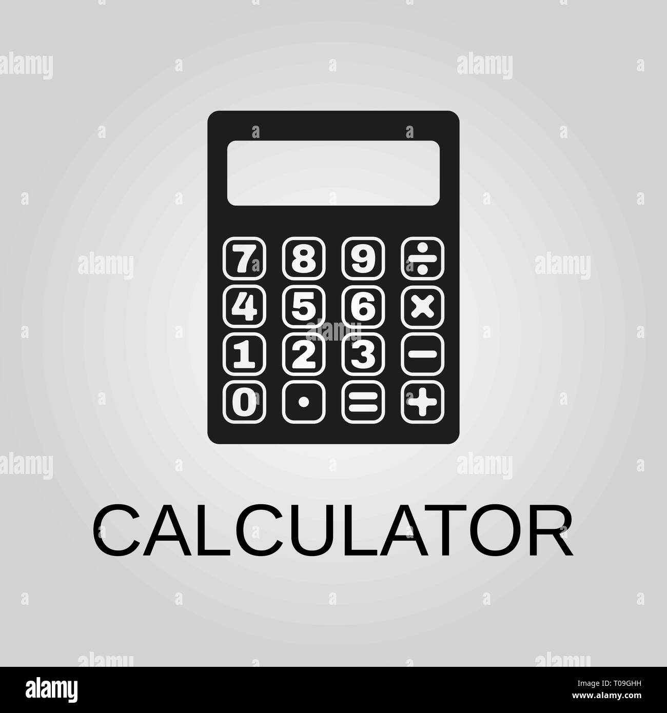 Calculator icon. Calculator symbol. Flat design. Stock - Vector ...