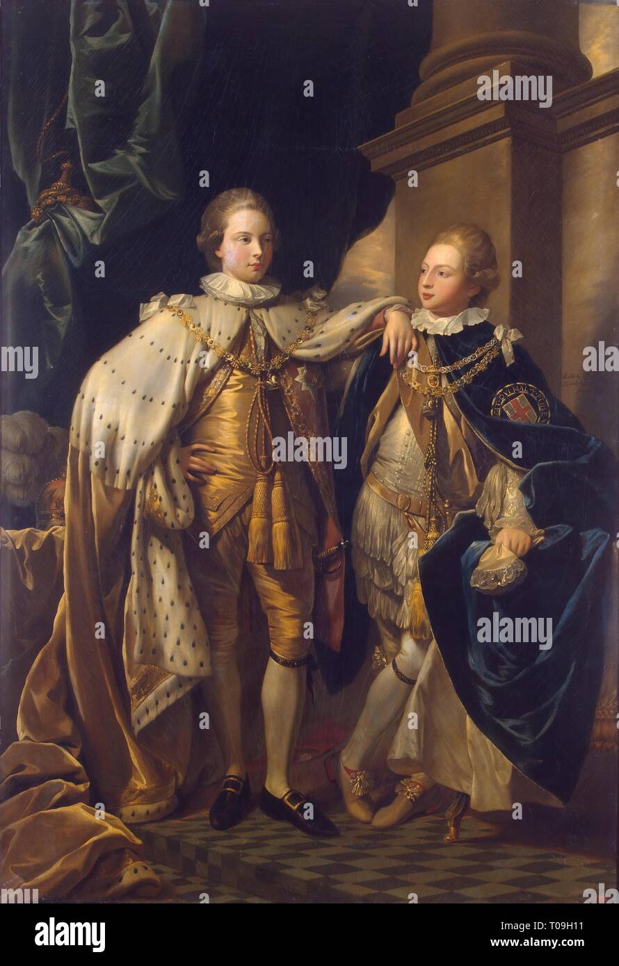 'Portrait of George, Prince of Wales, and Prince Frederick, later Duke ...