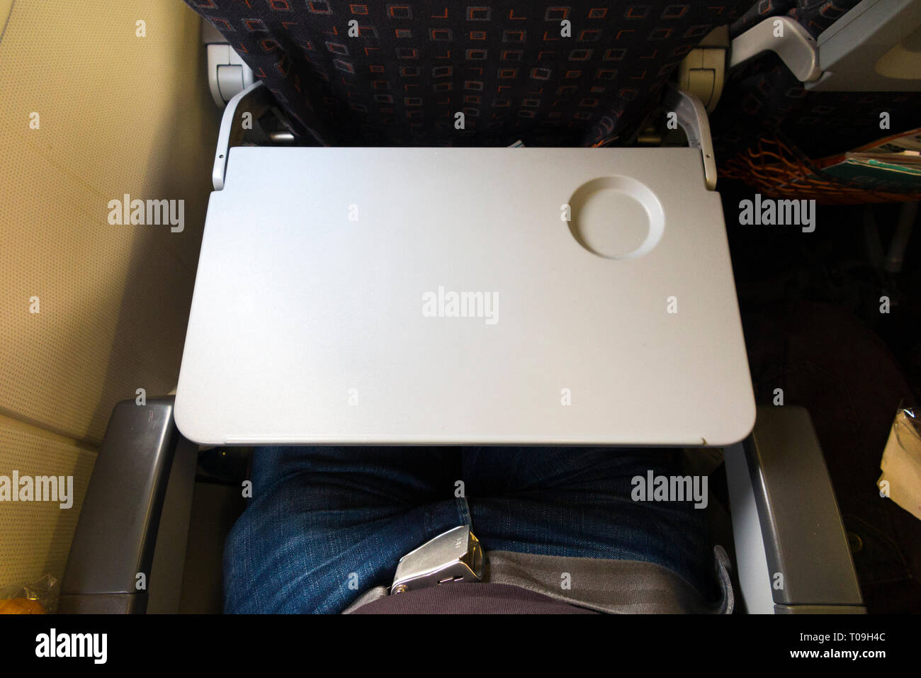 Folding Airplane Table High Resolution Stock Photography and Images - Alamy