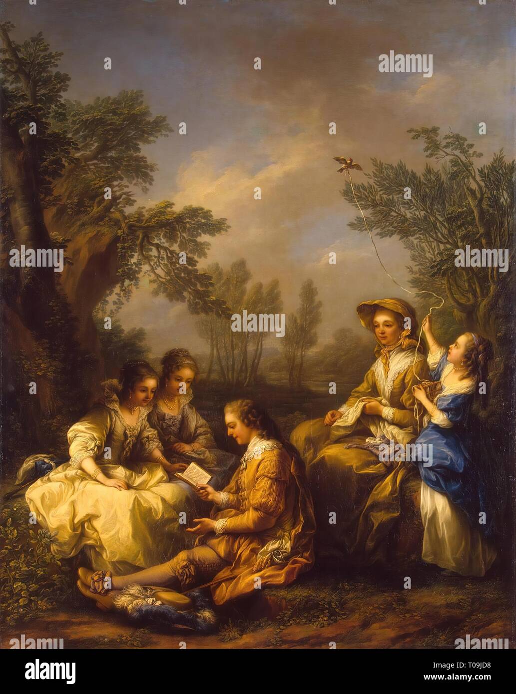 'Reading'. France, 1754. Dimensions: 164x129 cm. Museum: State ...