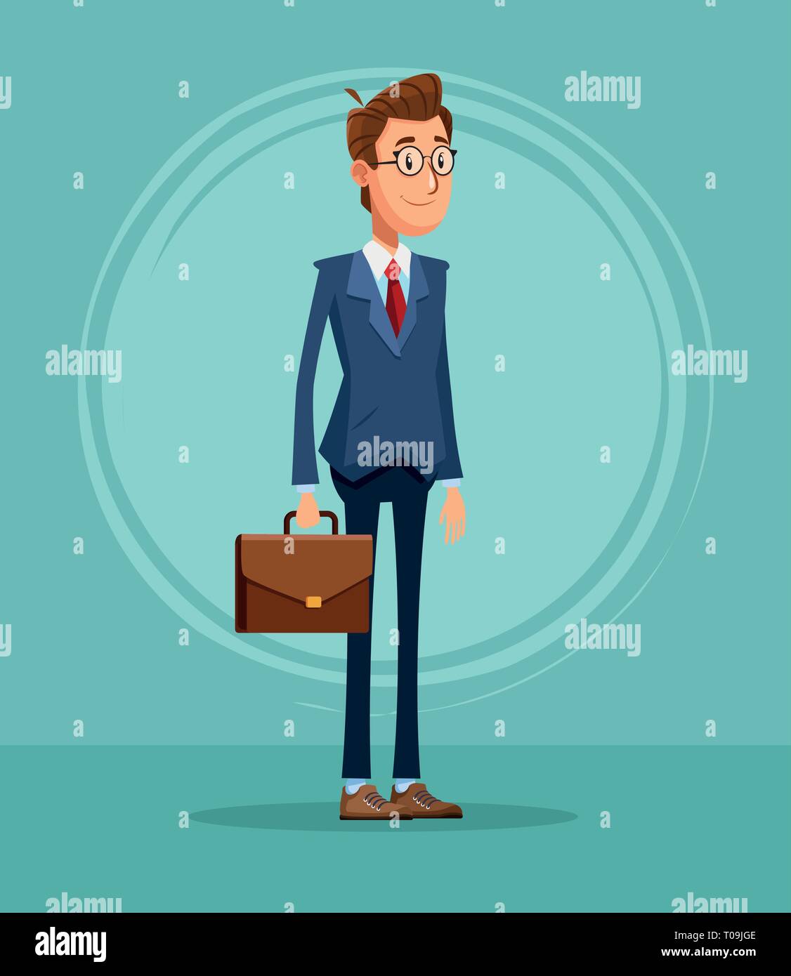 Businessman banker cartoon Stock Vector Image & Art - Alamy