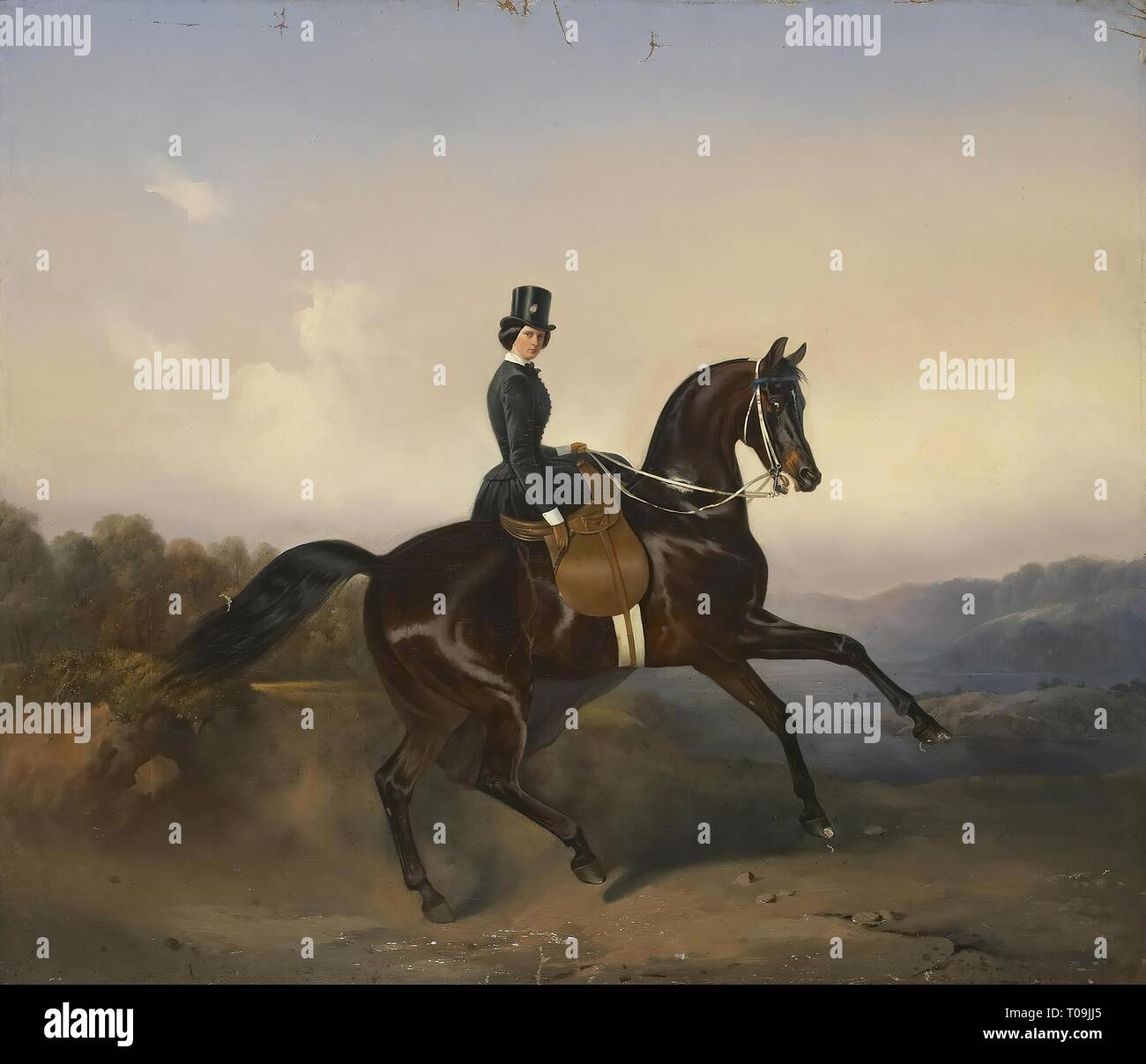 Riding habit 19th century hi-res stock photography and images - Alamy