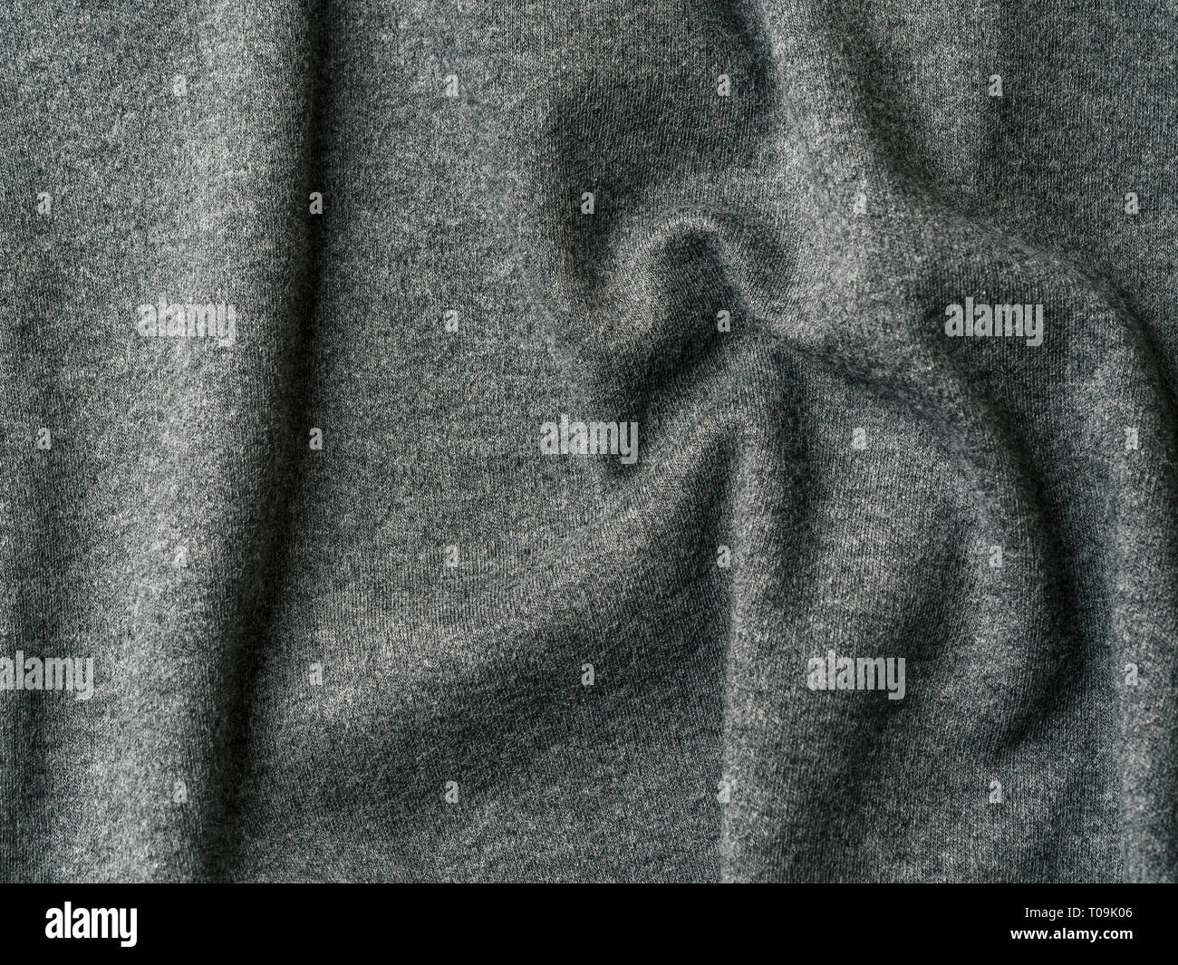 Gray cotton fabric texture. Clothes cotton jersey background with folds ...