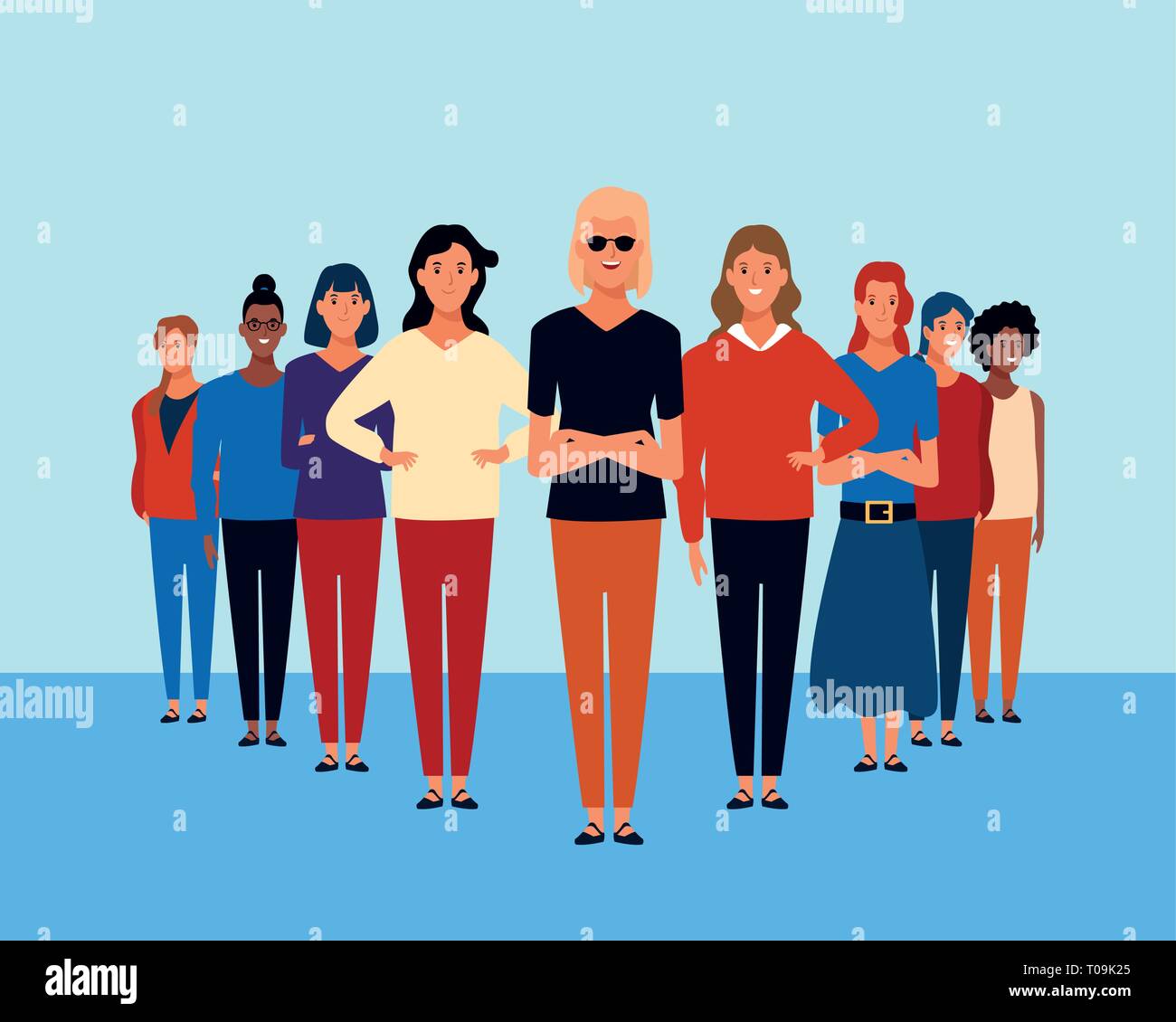 Young people cartoon Stock Vector Image & Art - Alamy