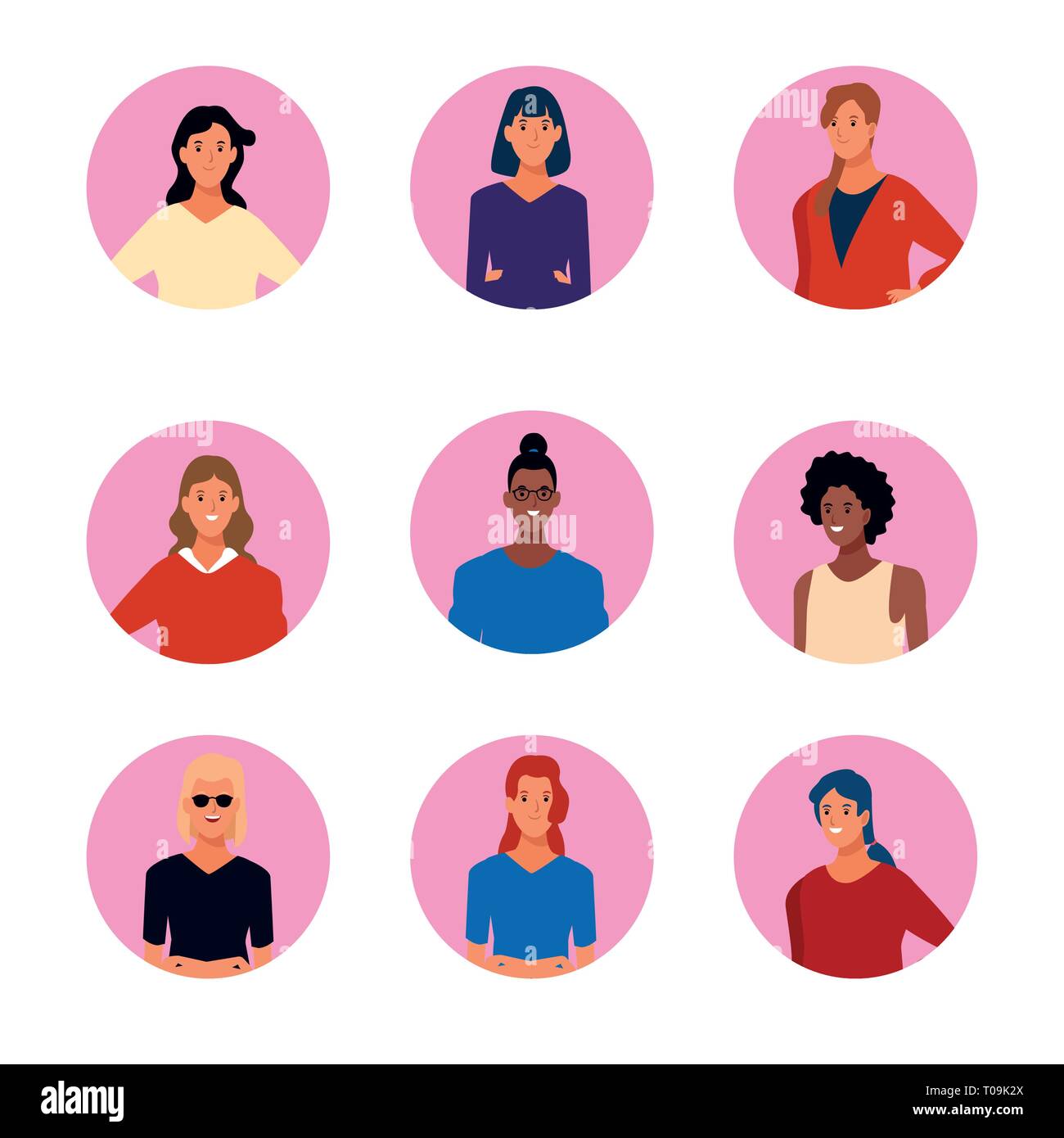young people cartoons Stock Vector Image & Art - Alamy