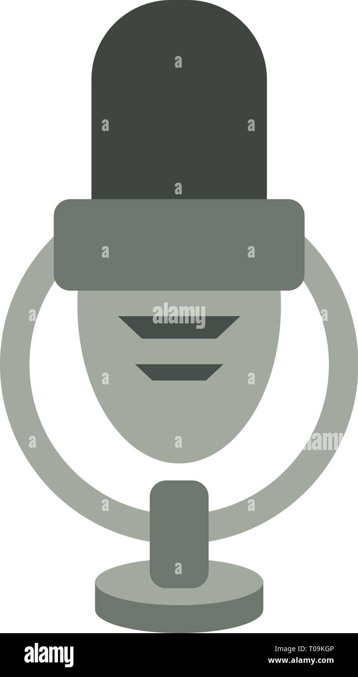vintage microphone symbol isolated Stock Vector Image & Art - Alamy