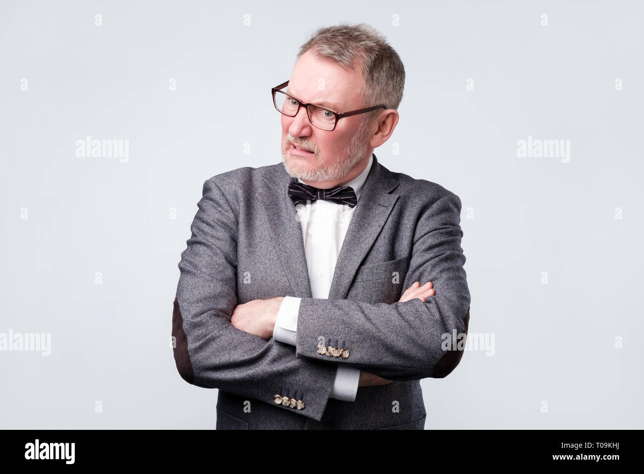 Skeptic man portrait hi-res stock photography and images - Alamy