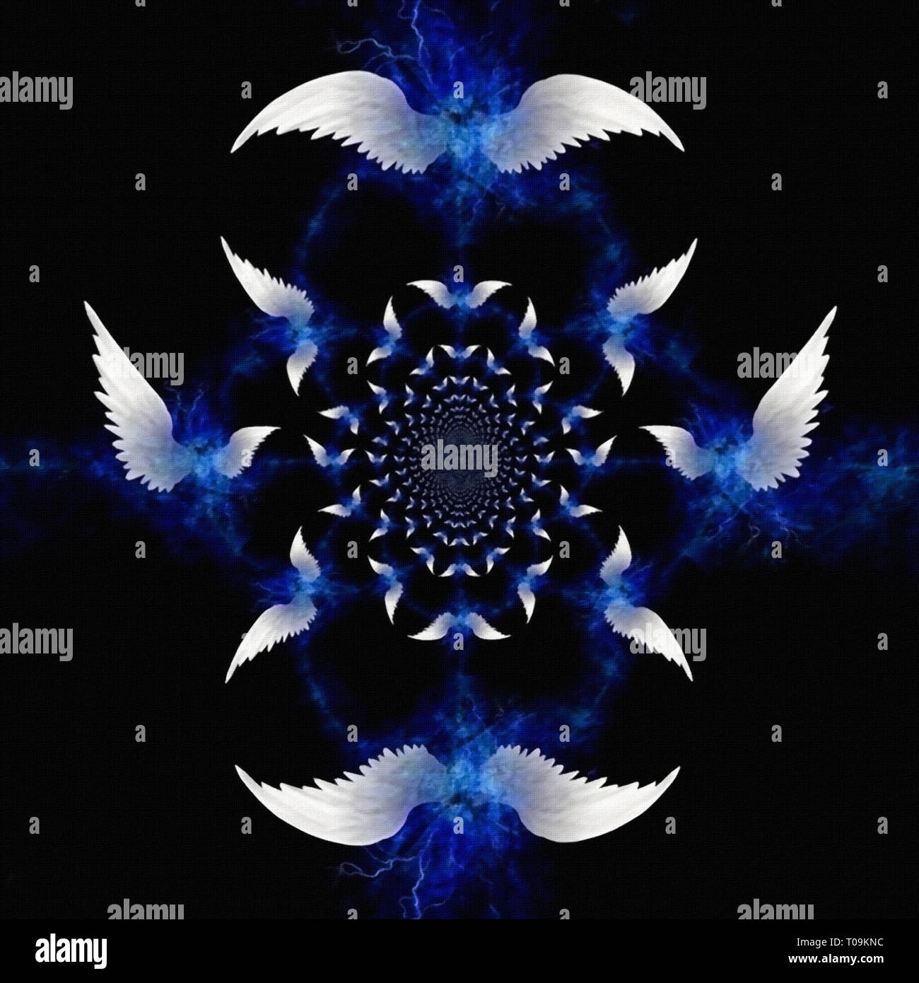 Fractal Angel Wings High Resolution Stock Photography and Images - Alamy