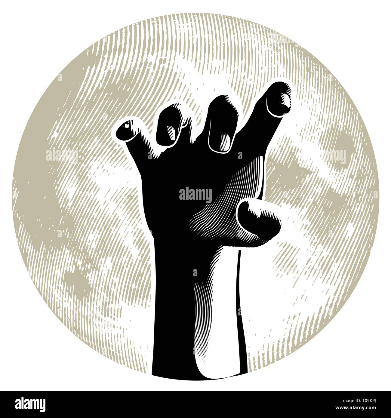 Linocut design hi-res stock photography and images - Alamy