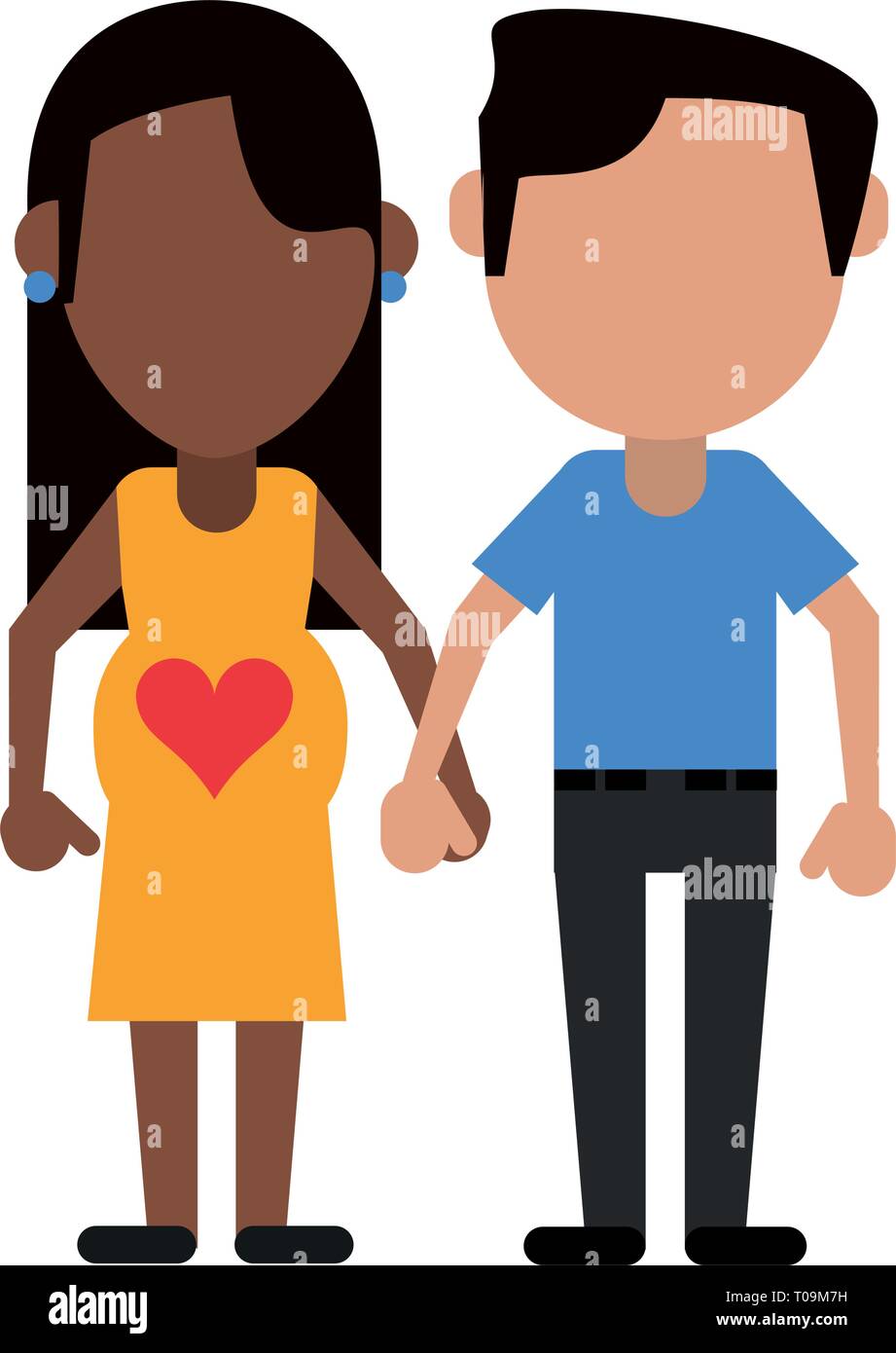 Family avatar faceless cartoon Stock Vector Image & Art - Alamy