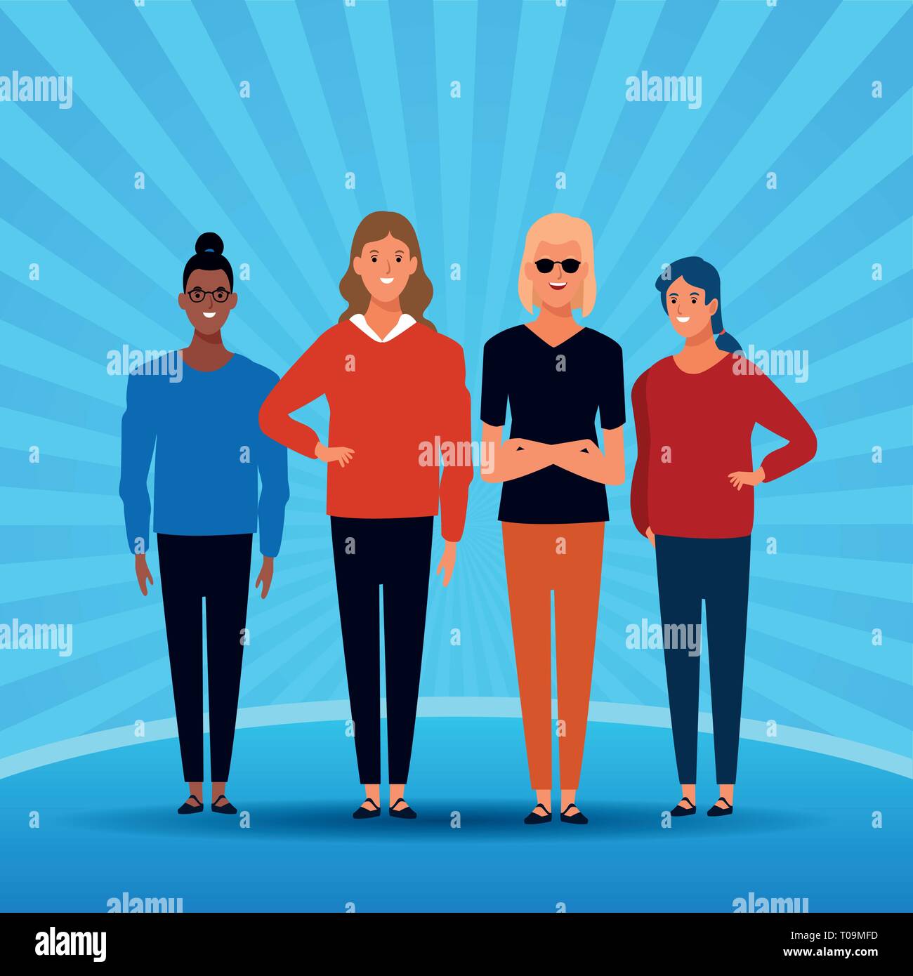 Young people cartoon Stock Vector Image & Art - Alamy