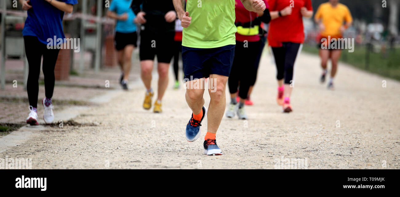 Cross country run finish line hi-res stock photography and images - Alamy