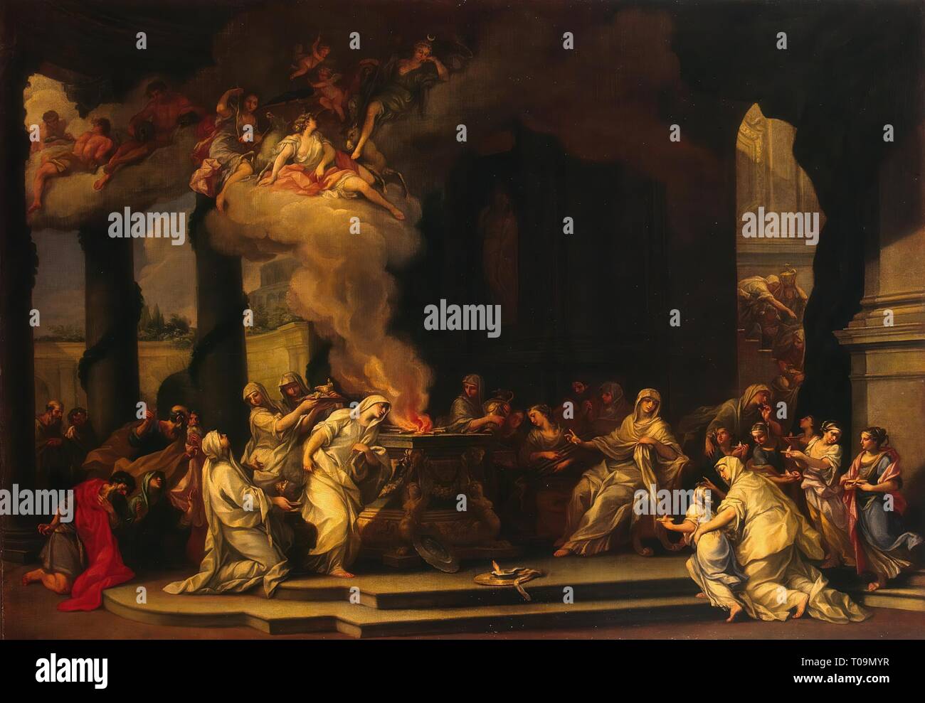 'Dedication of a New Vestal Virgin'. Italy, First quarter of the 18th ...