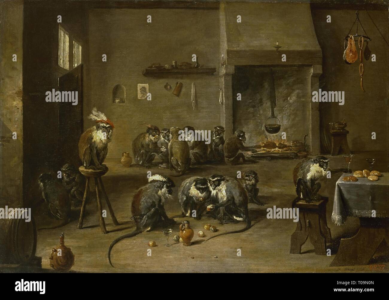 Monkeys in the kitchen hi-res stock photography and images - Alamy