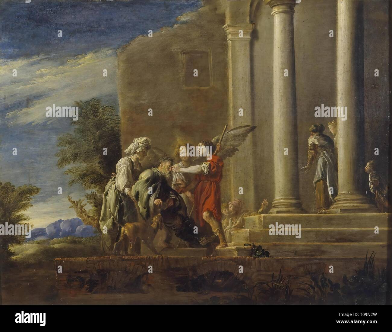 'Healing of Tobit'. Italy, 1621-1622. Dimensions: 66,7x85 cm. Museum ...