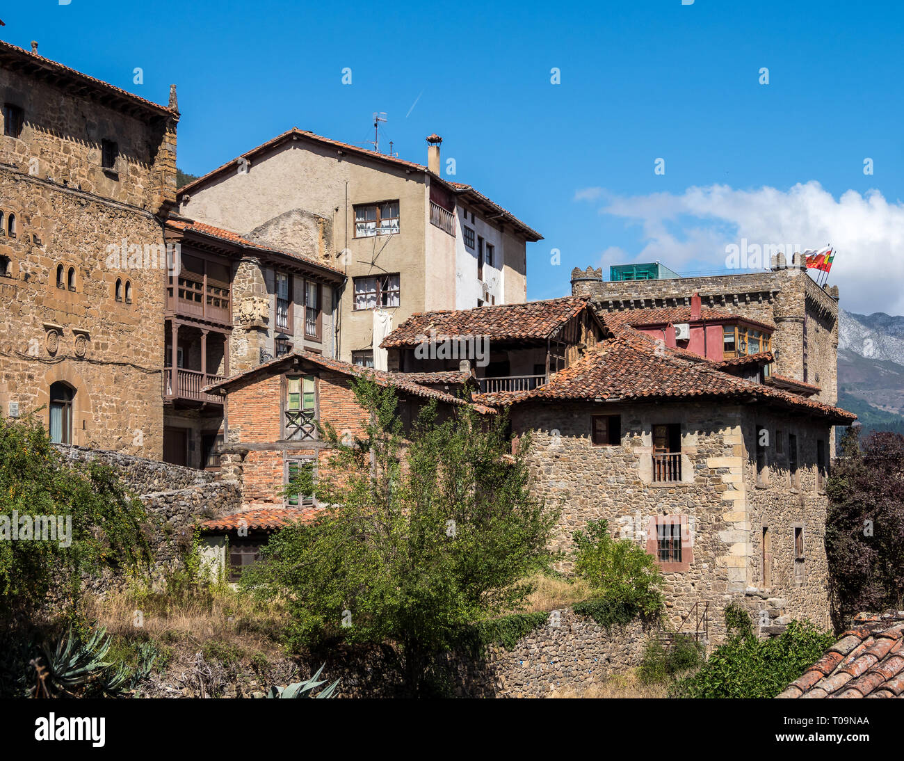 Traditional architecture in town potes hi-res stock photography and ...
