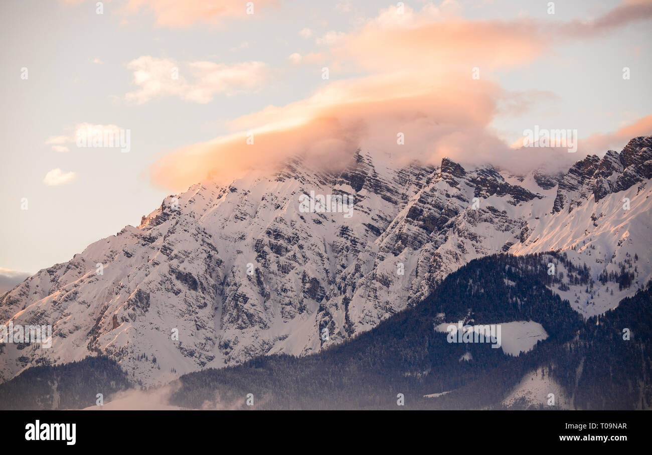 Background the leoganger stone mountains hi-res stock photography and ...