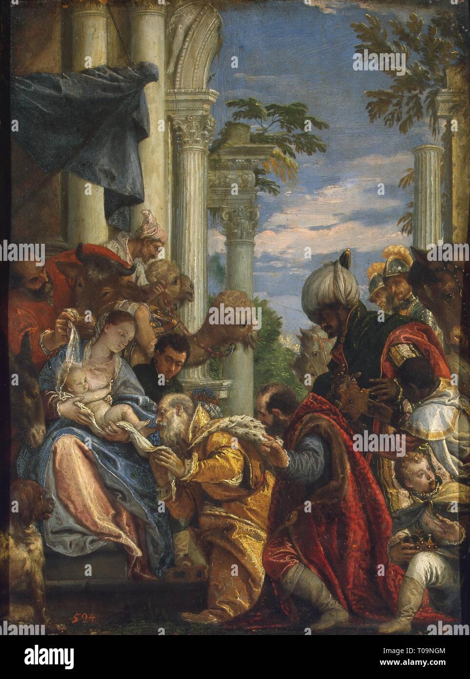'Adoration of the Magi'. Italy, 1570s. Dimensions: 45x34,5 cm. Museum ...