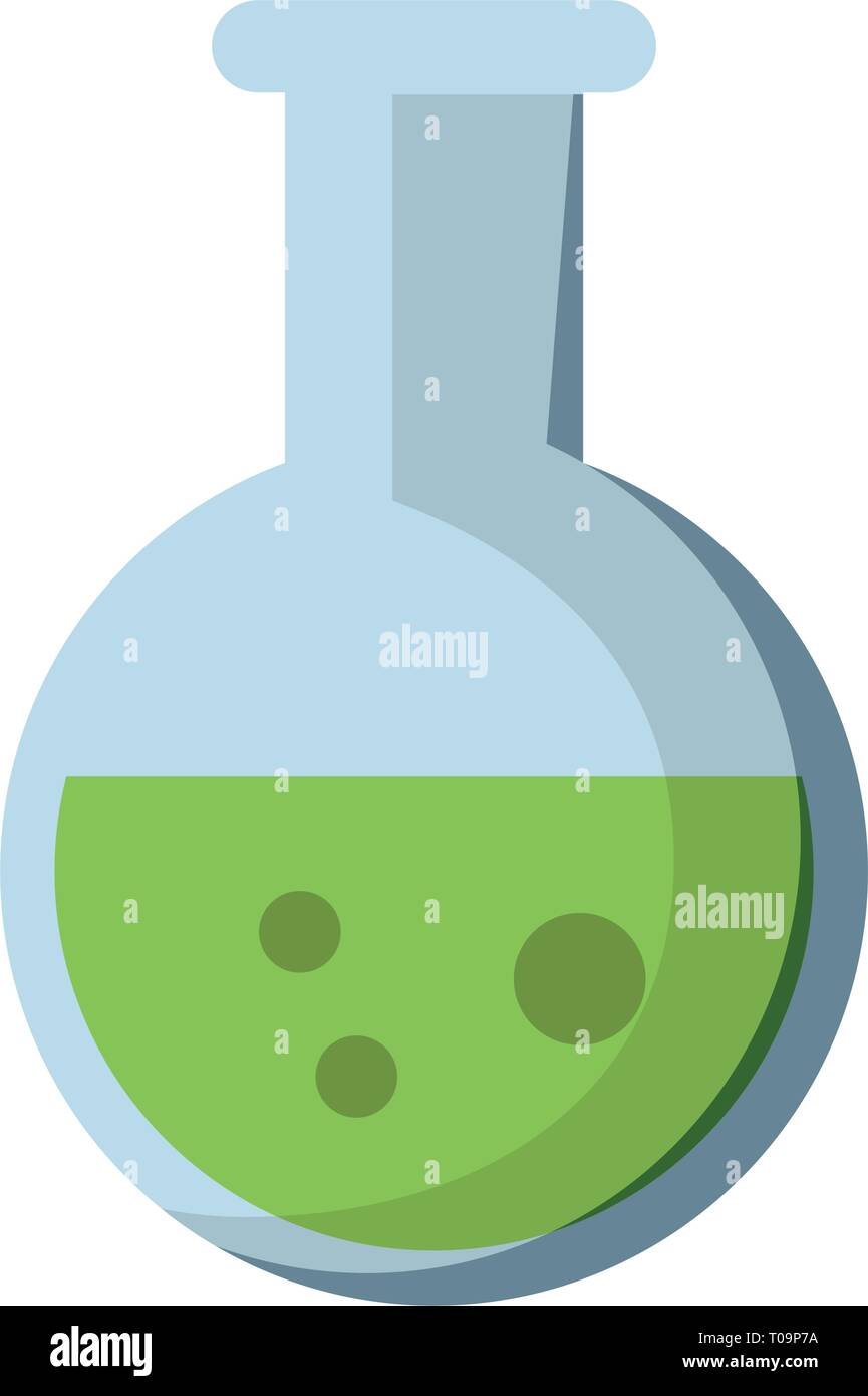 Chemistry Flask Symbol Isolated Stock Vector Image And Art Alamy