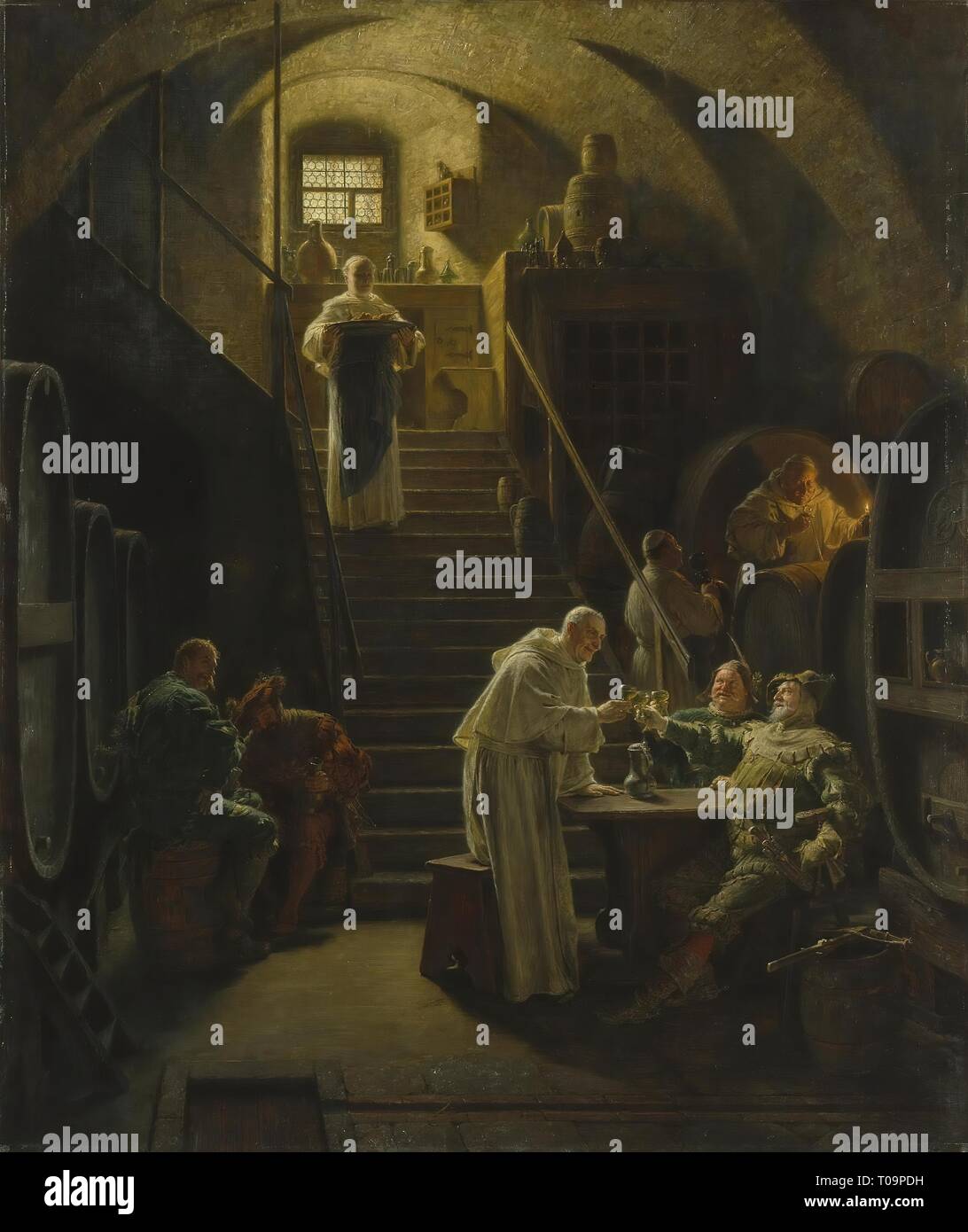 'Visiting Monks'. Germany, 1903. Dimensions: 100,5x89,5 cm. Museum ...