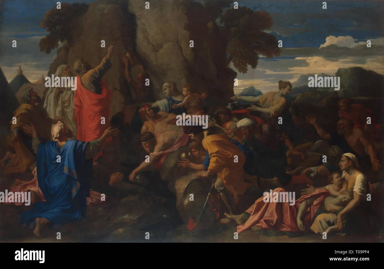 Moses striking the rock hi-res stock photography and images - Alamy