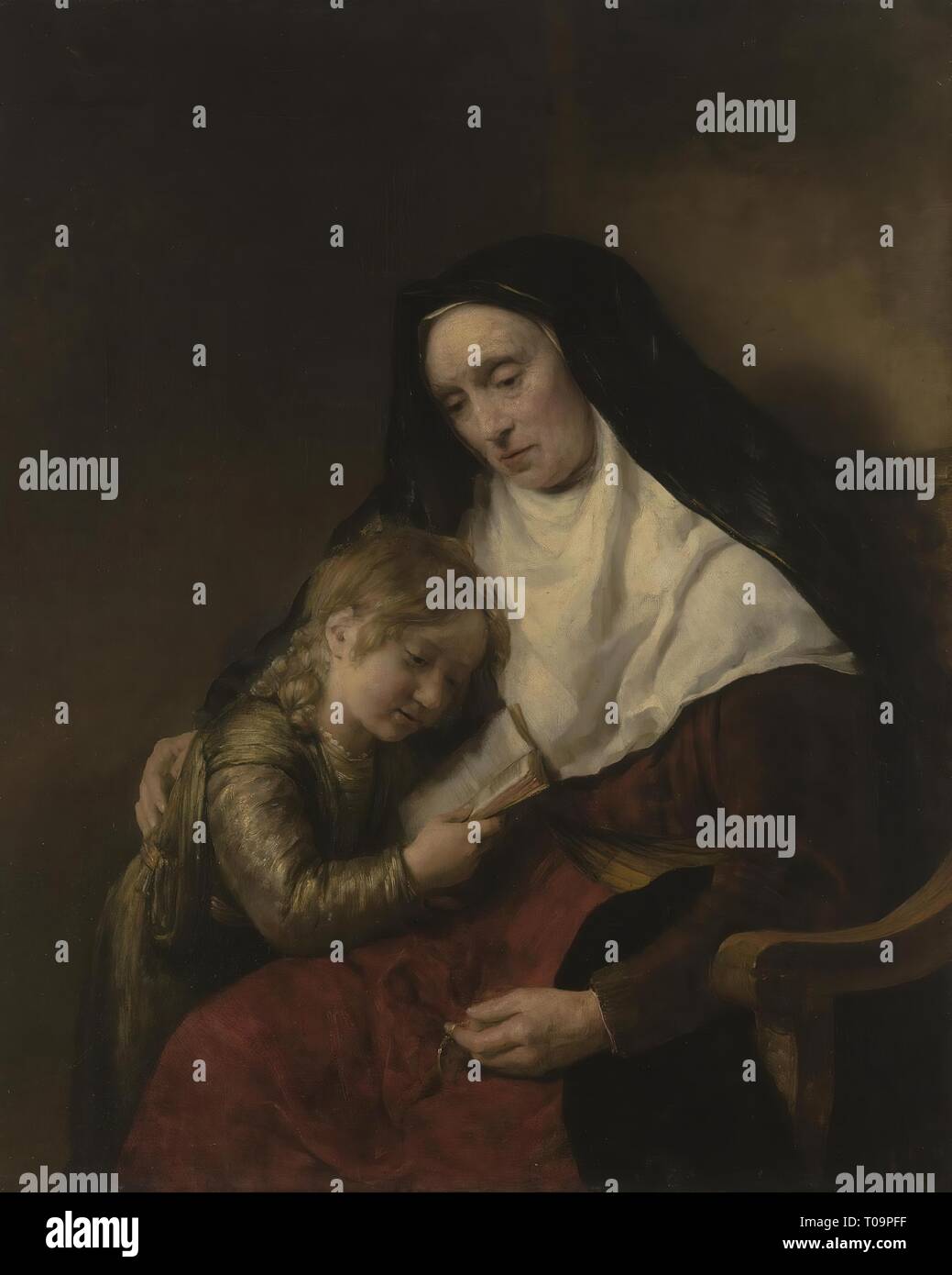 'Anna the Pprophetess and a Child'. Holland. Dimensions: 117x89 cm ...