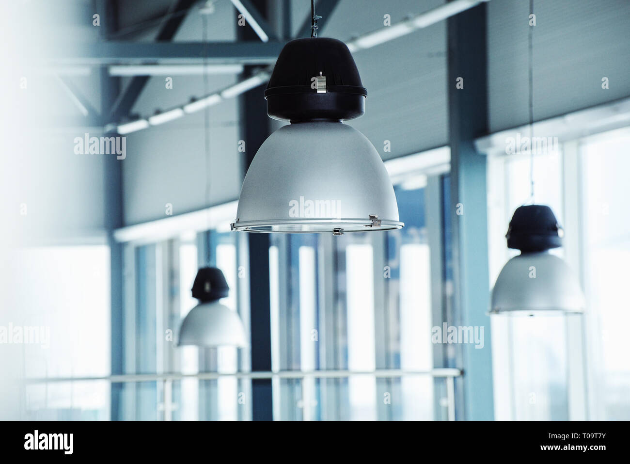 metal lighting fixtures with a shallow depth of field Stock Photo - Alamy