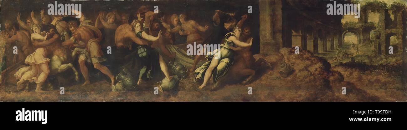 'Theseus Defeating the Centaurs'. Italy, 1550s. Dimensions: 38x155 cm ...