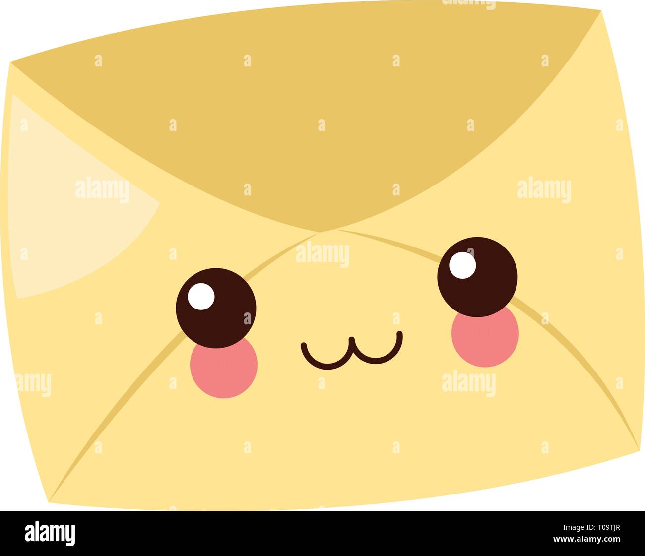 envelope email kawaii cartoon Stock Vector Image & Art - Alamy