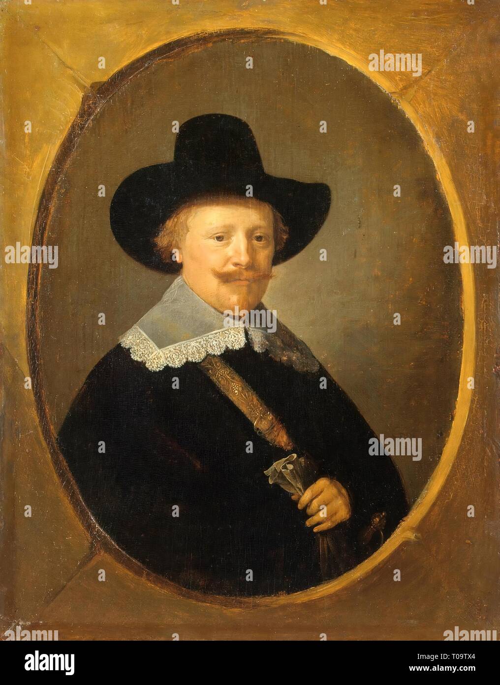 'Portrait of a Man'. Holland, 1640-1645. Dimensions: 19,8x15,7 cm ...