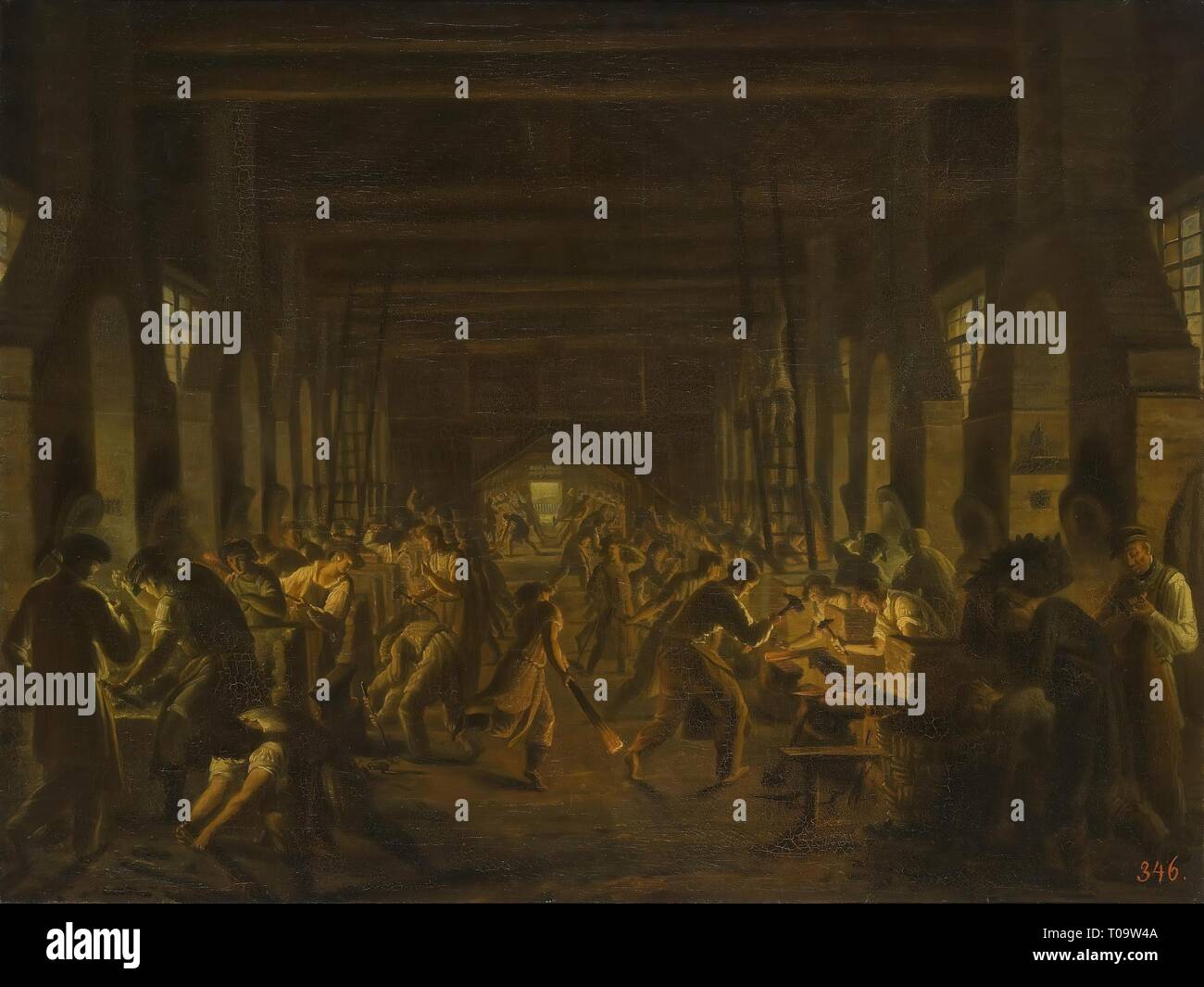 'Interior of Sestroretsk Works'. Russia, First half of the 19th century ...