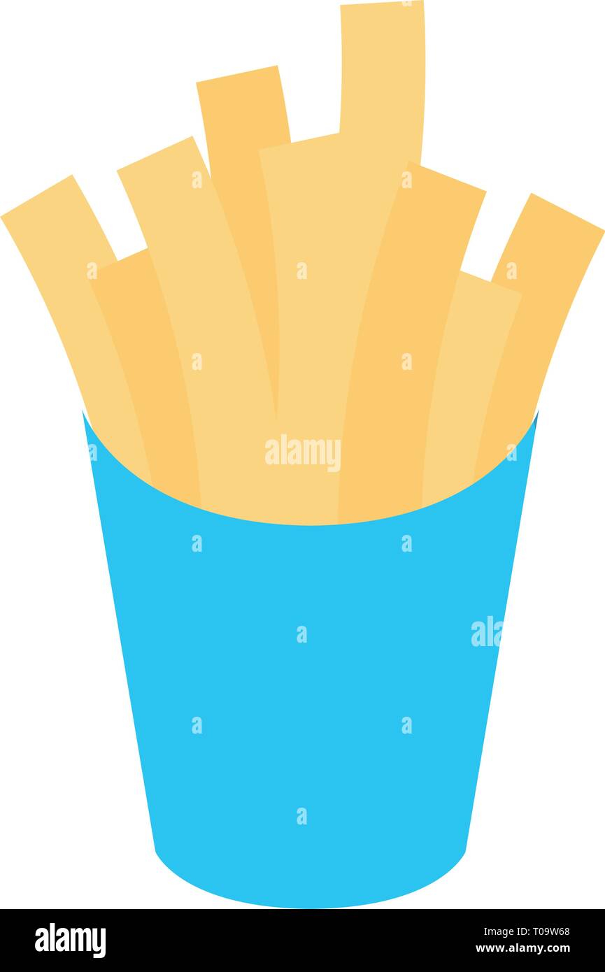 French fries box cartoon Stock Vector Image & Art - Alamy