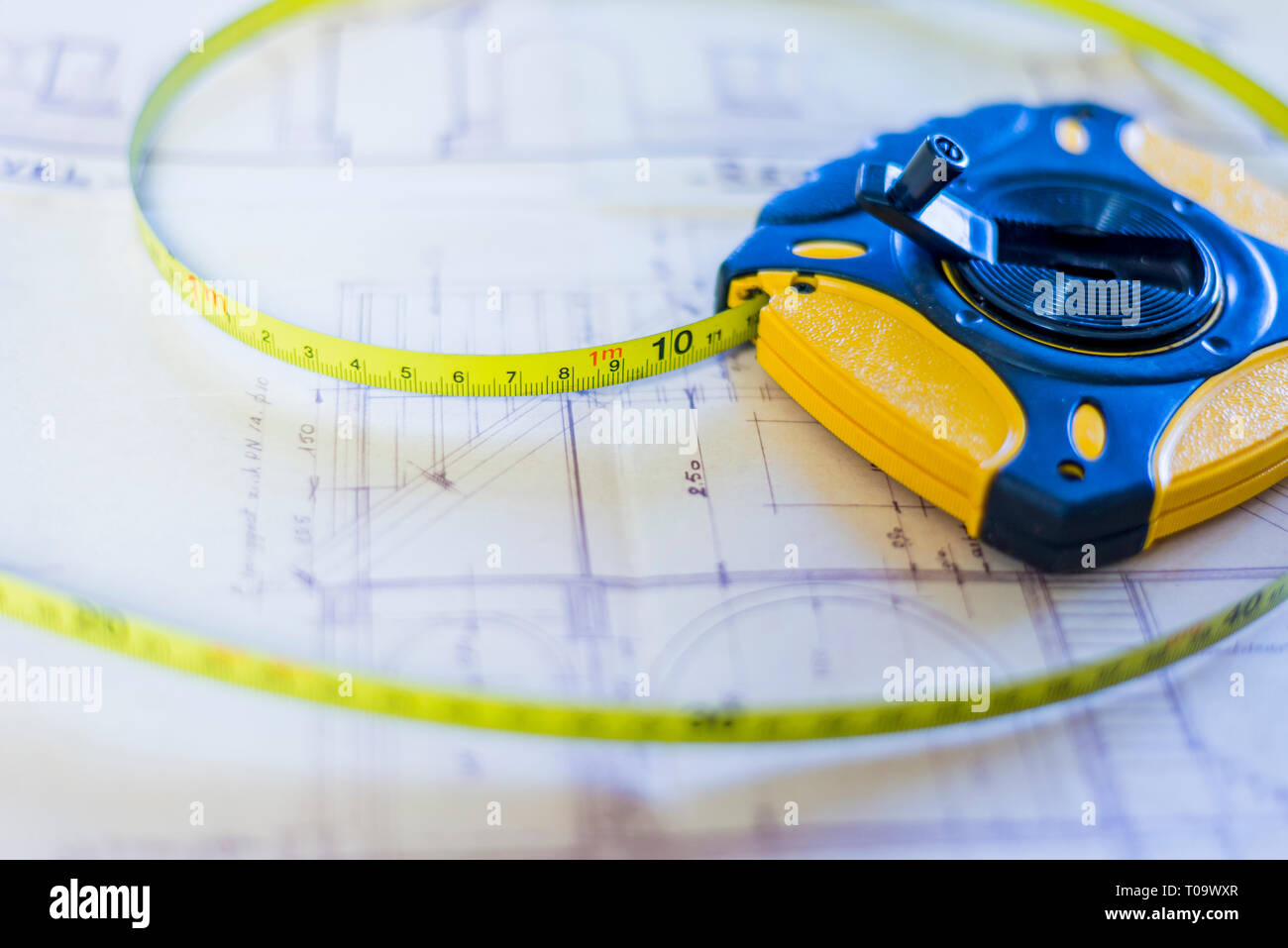 Building measuring tape hi-res stock photography and images - Alamy