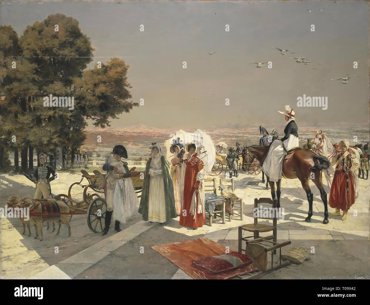 'Napoleon I and King of Rome at Saint-Cloud in 1811'. France, 1896 ...