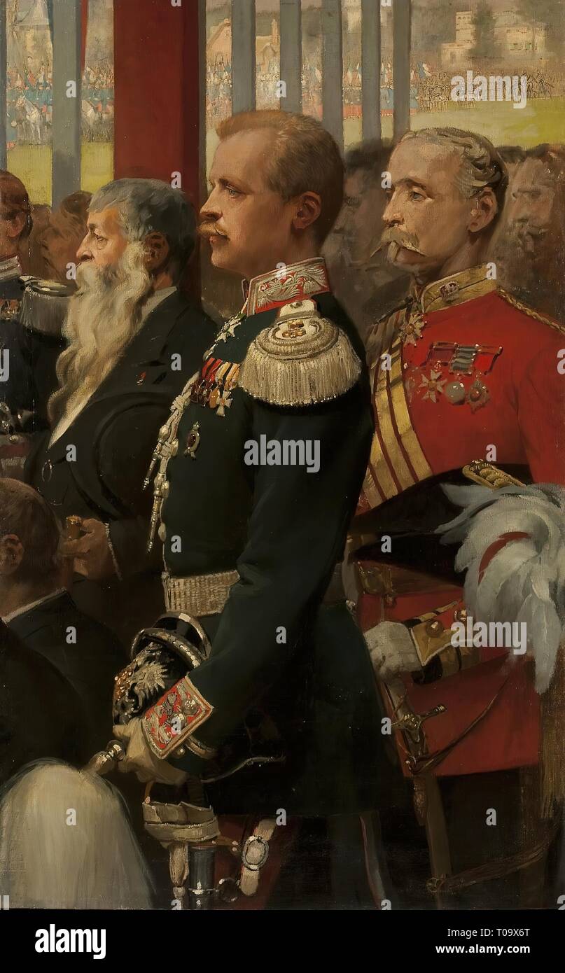 'Handing Over of Flags by President Grevy'. France. Dimensions: 133x84 ...