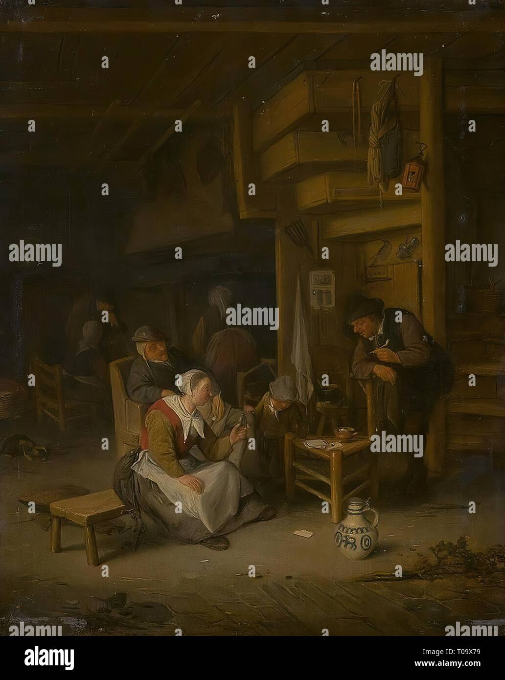 'Peasant Family'. Holland, 1681. Dimensions: 35x27,5 cm. Museum: State ...