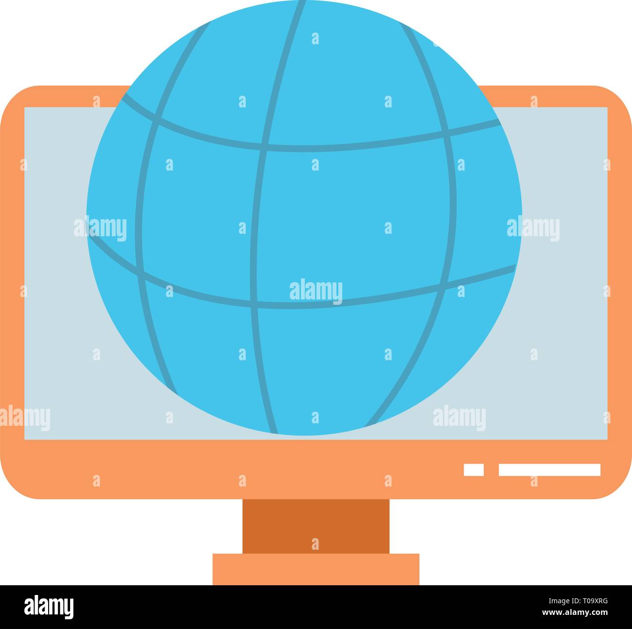Investments and computer screen Stock Vector Images - Alamy