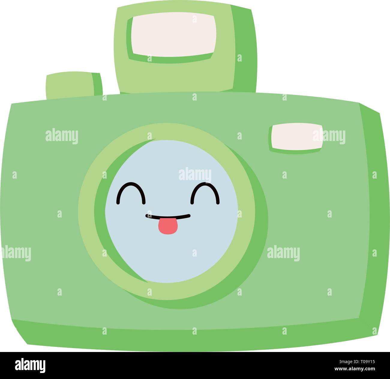 photographic camera kawaii cartoon Stock Vector Image & Art - Alamy