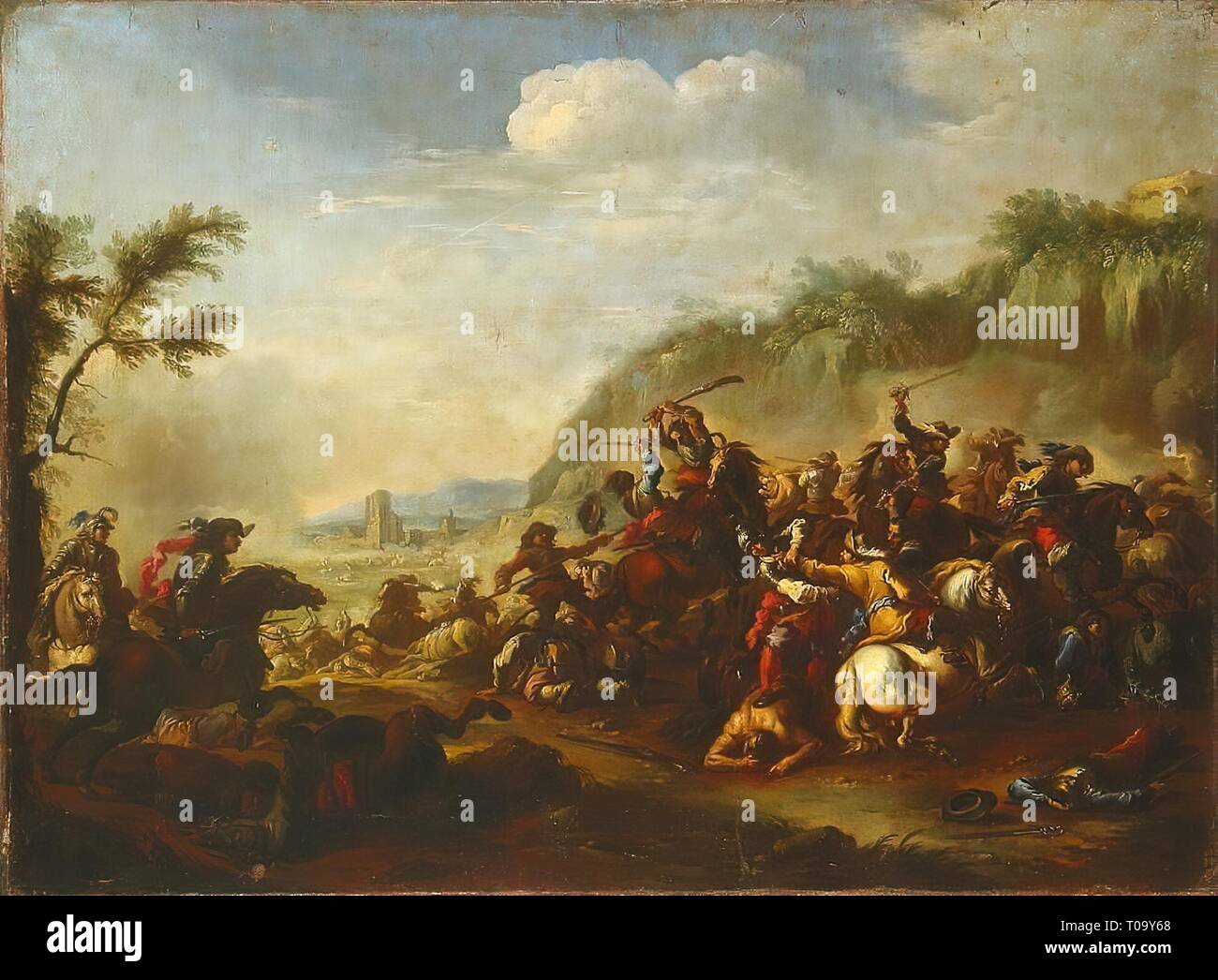 'Battle Scene'. Germany. Dimensions: 87x118 cm. Museum: State Hermitage ...