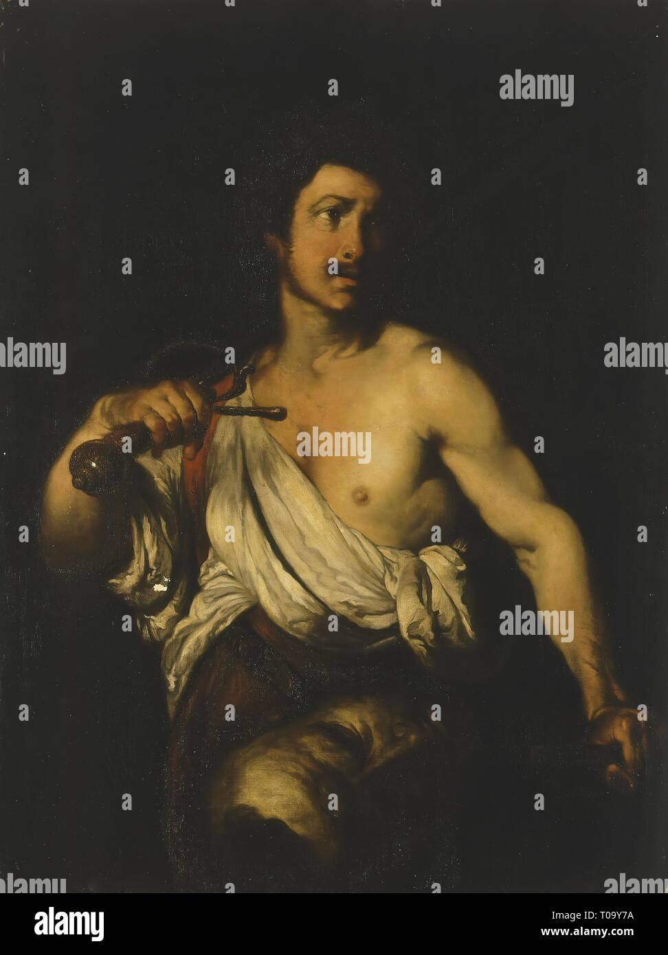 'David Bearing the Head of Goliath'. Italy, Circa 1635. Dimensions: 132 ...