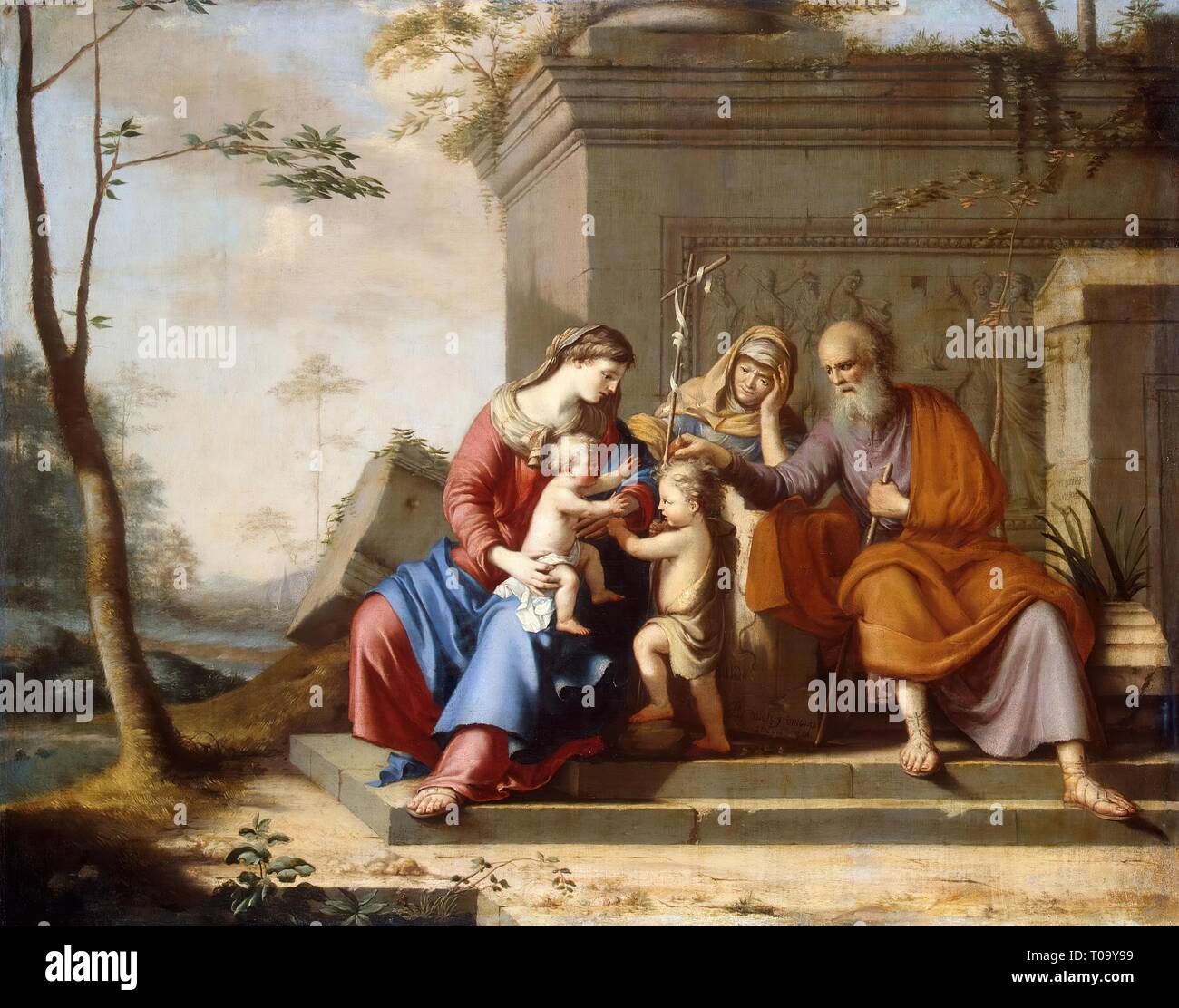 'Holy Family'. France, 1655. Dimensions: 78x106 cm. Museum: State ...