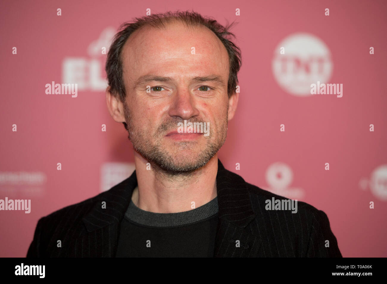 Gerhard LIEBMANN, actor, portrait, portrÃ t, portrait, cropped single image, single motive, red ...