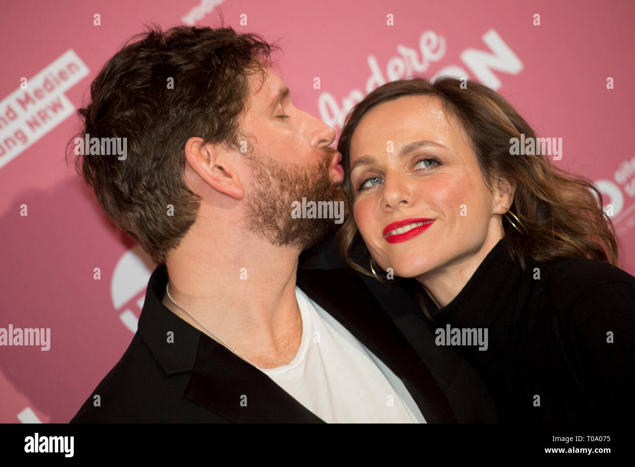 Nadja BECKER, actress, Sebastian SCHWARZ, actor, portrait, portrÃ t, portrait, cropped single ...