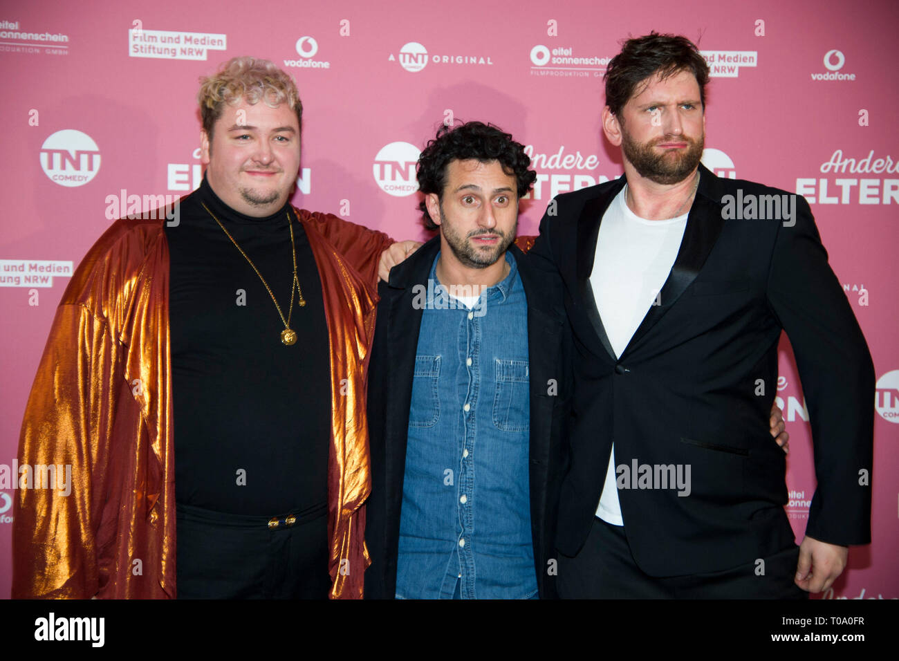 from left: Daniel ZILLMANN, actor, Serkan KAYA, actor, Sebastian ...