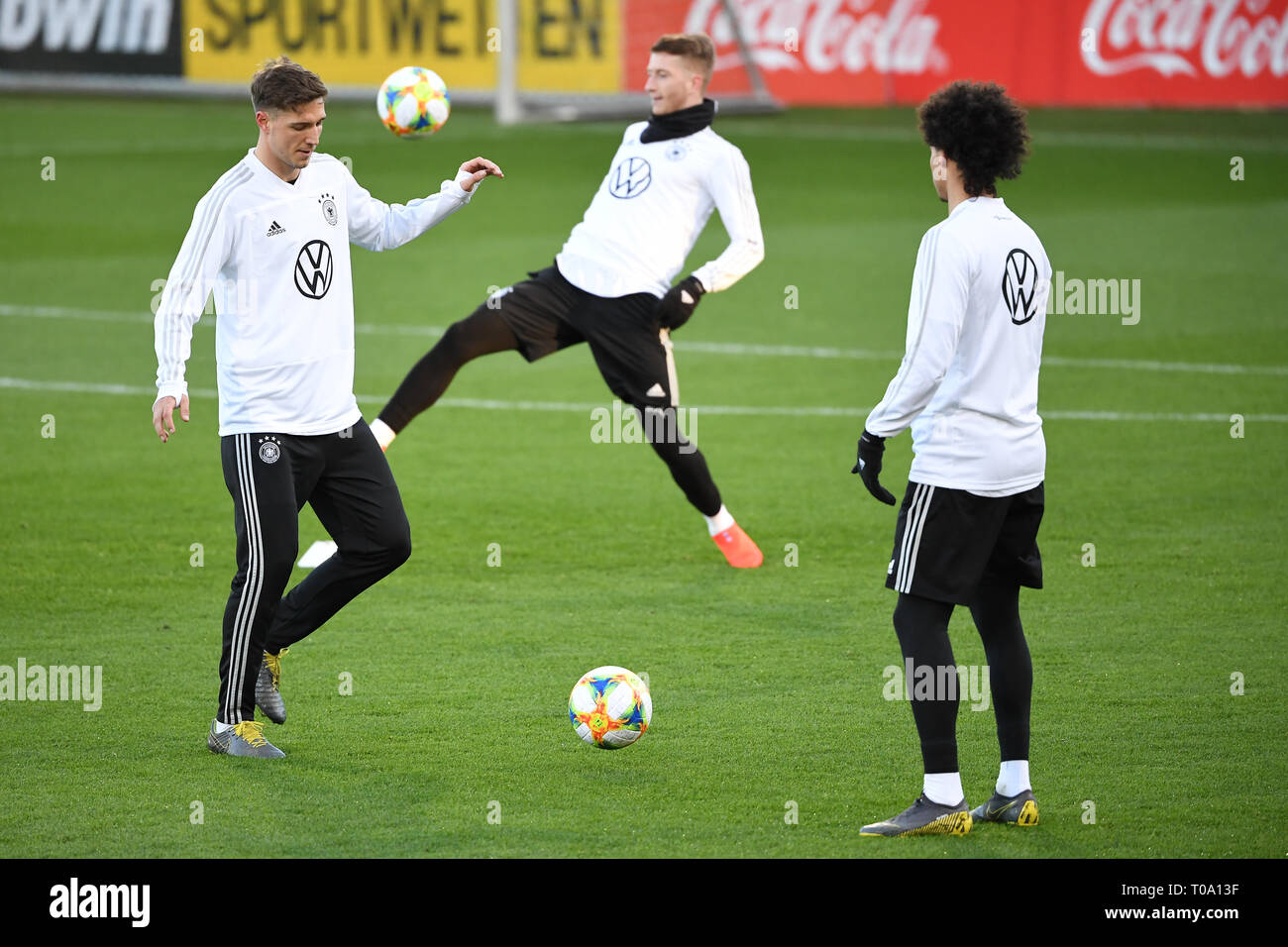 Niklas Stark (Germany), Marco Reus (Germany) and Leroy Sane (Germany ...