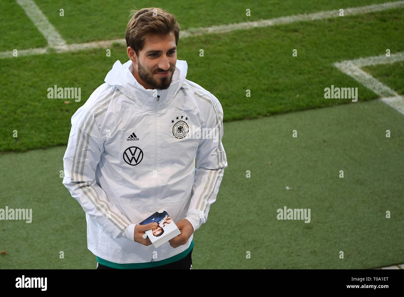Wolfsburg, Deutschland. 18th Mar, 2019. Goalkeeper Kevin Trapp (Germany ...