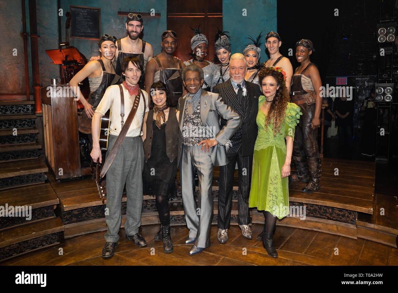 New York, NY, USA. 18th Mar, 2019. (Front row L-R), Reeve Carney, Eva ...