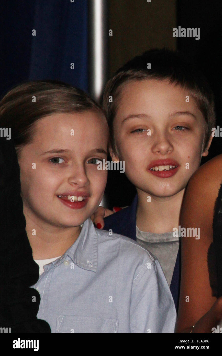 Vivienne Jolie Pitt Knox Jolie Pitt 03 11 2019 The World Premiere Of