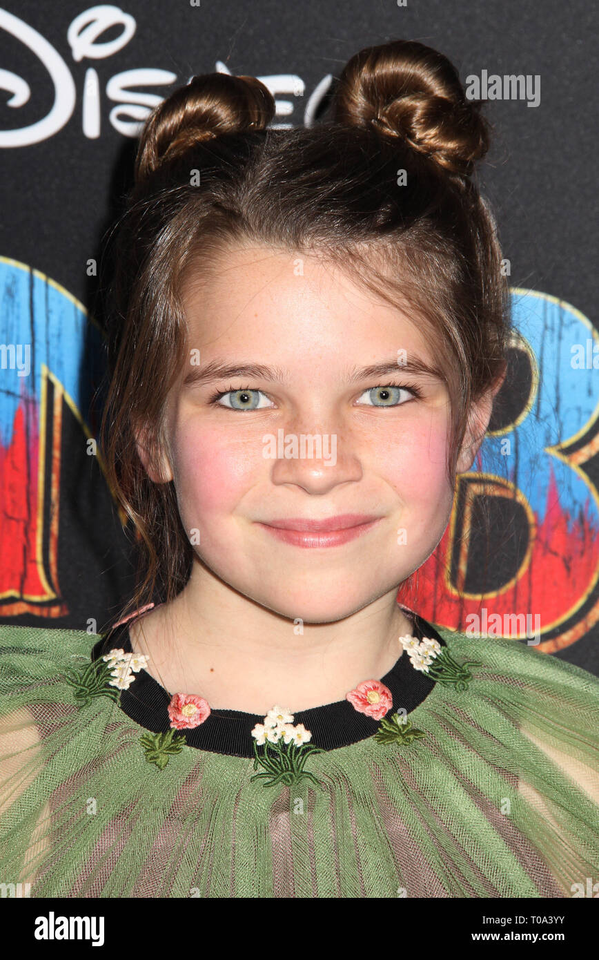 Reagan Revord 03/11/2019 The World Premiere of "Dumbo" held at the El ...